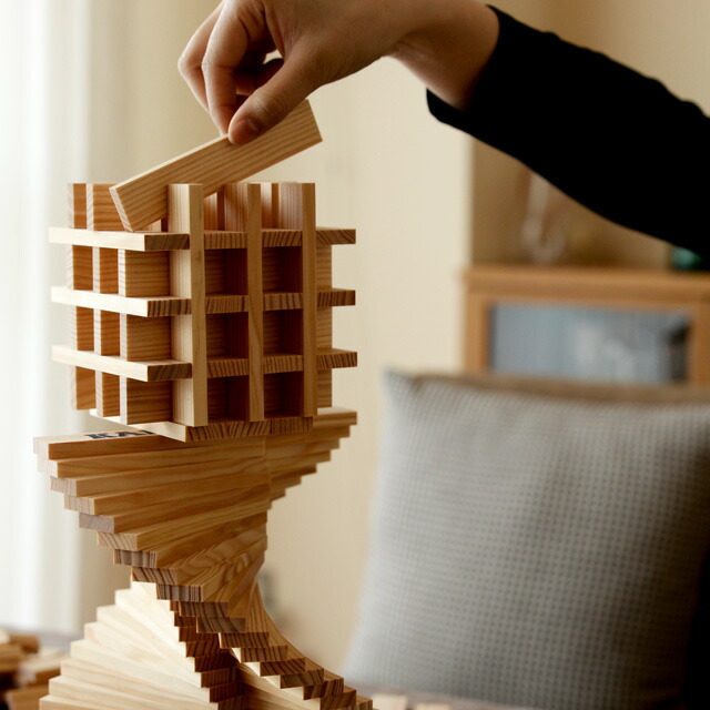 【楽天市場】カプラ インテリア 積み木 KAPLA 280 上級 青 アートブック付 魔法の板 ブルー 梅雨 おもちゃ 子供 親子 室内：くらすかたち