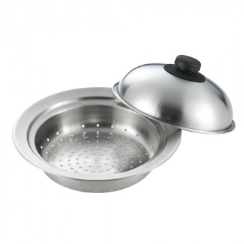 【楽天市場】美味彩菜 お鍋にのせて使う蒸しプレート 18～20cm(フタ付) SJ2630【送料無料】：LifeUp