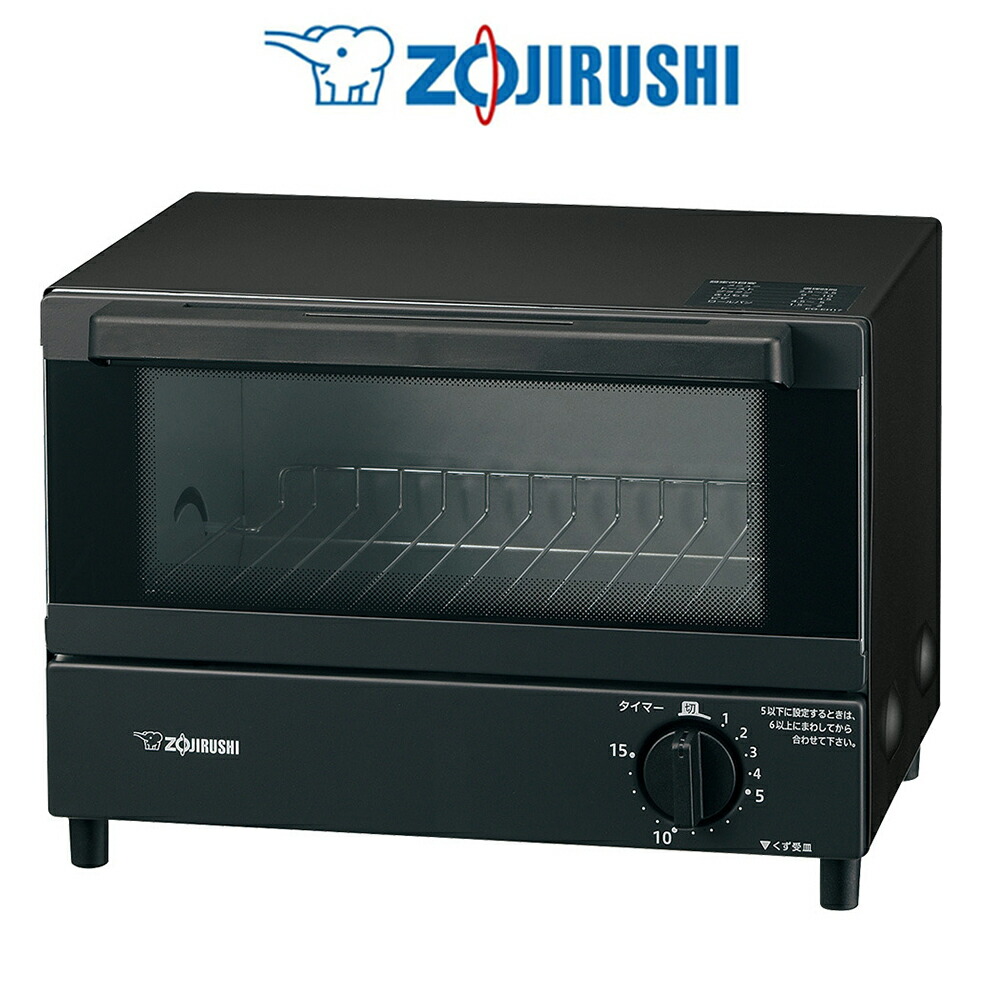 【楽天市場】象印 ZOJIRUSHI オーブントースター こんがり倶楽部ブラック EQ-EH17-BA 送料無料：ライフバリュー