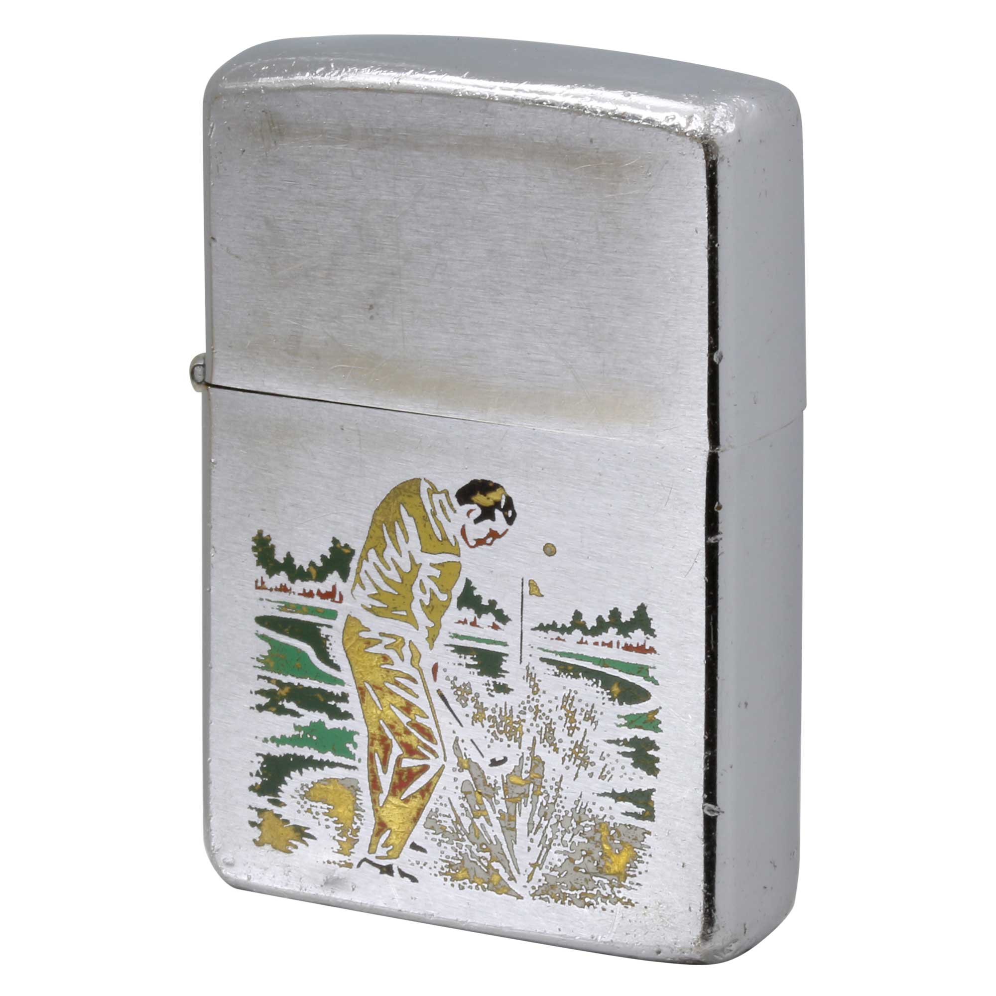 【楽天市場】絶版/ヴィンテージ Zippo ジッポー 【中古】 1978年製造GOLF バンカー エッチング色入れ：フラミンゴ 楽天市場店