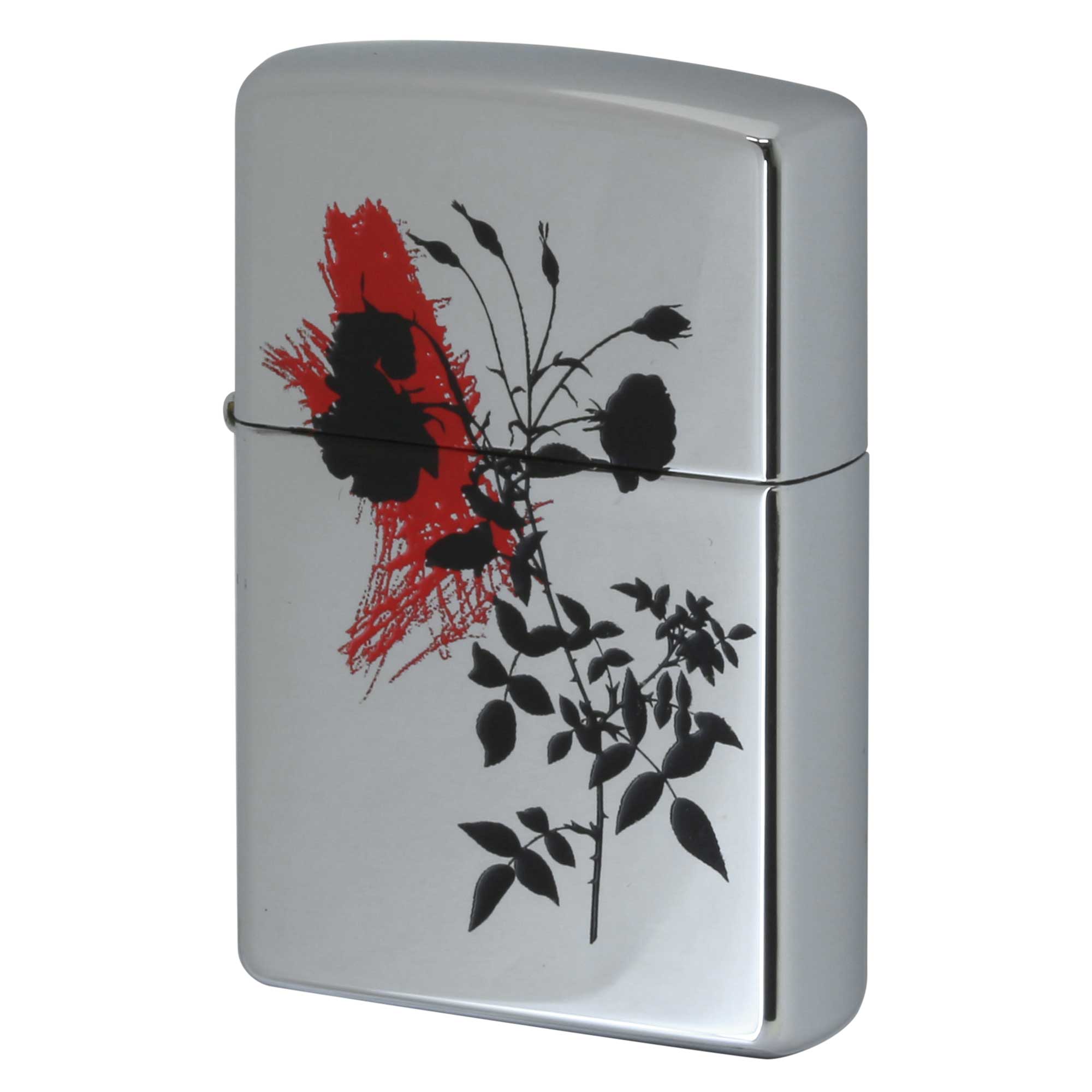 【楽天市場】絶版/ヴィンテージ Zippo ジッポー 【中古】 2005年製造ZIPPO Paul Smith Flower Silhouette 花 シルエット RED：フラミンゴ 楽天市場店