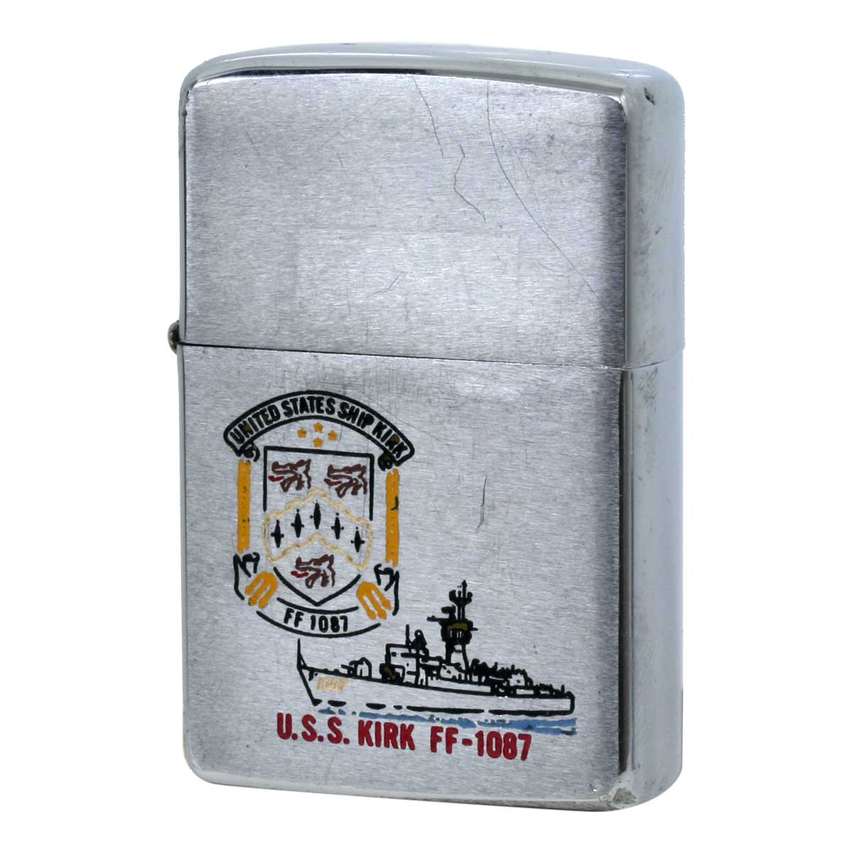 【楽天市場】絶版/ヴィンテージ Zippo ジッポー 【中古】 1978年製造U.S.S. KIRK FF-1087 アメリカ海軍 フリゲート ...