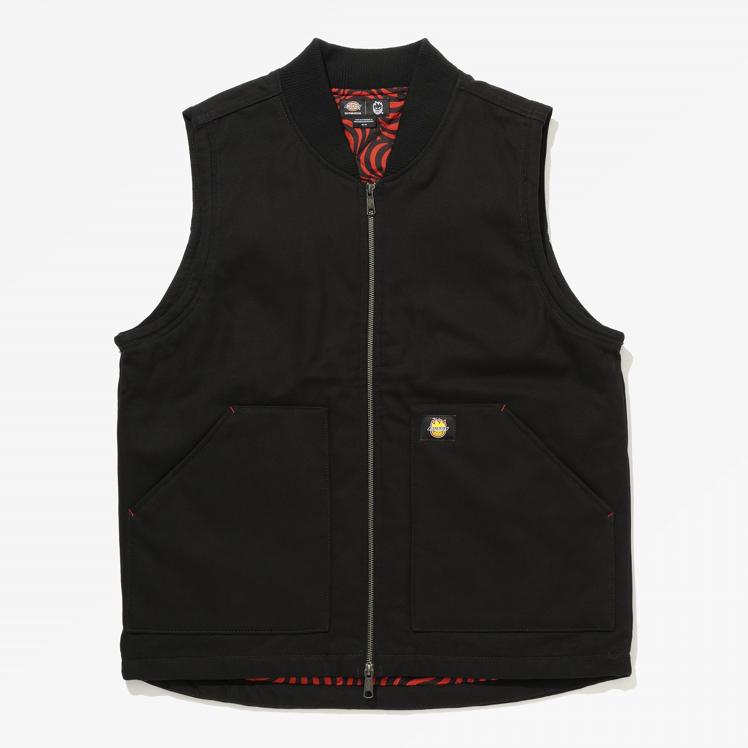 【楽天市場】Dickies Skateboarding Vest ディッキーズ×スピットファイア ベスト：like