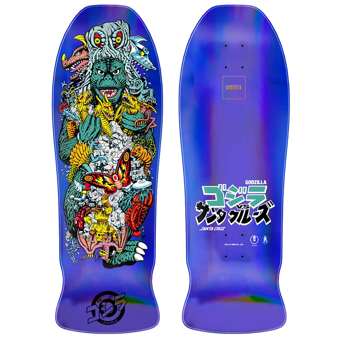 【楽天市場】SANTA CRUZ X GODZILLA KAIJU ROSKOPP DECK 10.125in x 30.2in ...