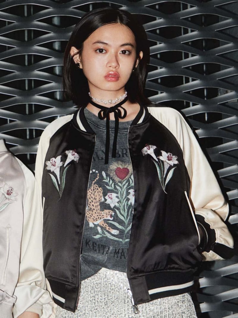 【楽天市場】【LILY BROWN×KEITA MARUYAMA】エンブロイダリーリバーシブルスカジャン LILY BROWN リリーブラウン ジャケット・アウター ブルゾン・ジャンパー ...