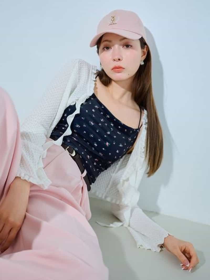 【楽天市場】フリルディテールカーディガン LILY BROWN リリーブラウン トップス カーディガン レッド ホワイト ブラック【先行予約】*【送料無料】[Rakuten Fashion ...