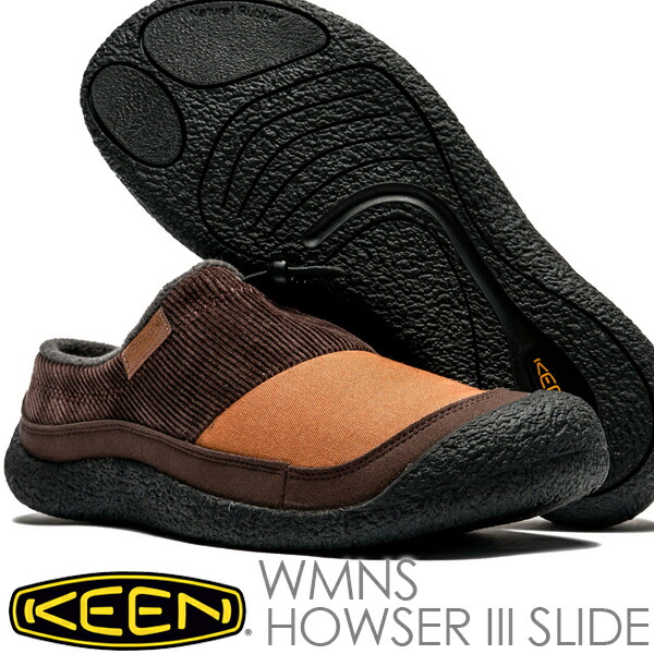 【楽天市場】KEEN HOWSER III SLIDE JAVA CORD/KEEN MAPLE 1027768 キーン ハウザー スリー スライド ウィメンズ レディース モコサファリ ...