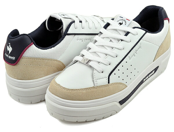 【楽天市場】le coq sportif LA ROLAND PF WHITE/NAVY ql3xjc05wn ルコックスポルティフ ラ ...
