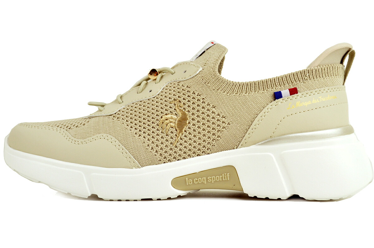 【楽天市場】le coq sportif LCS LOIRE BEIGE/GOLD lu5ssn06lz-bggd ルコックスポルティフ ...