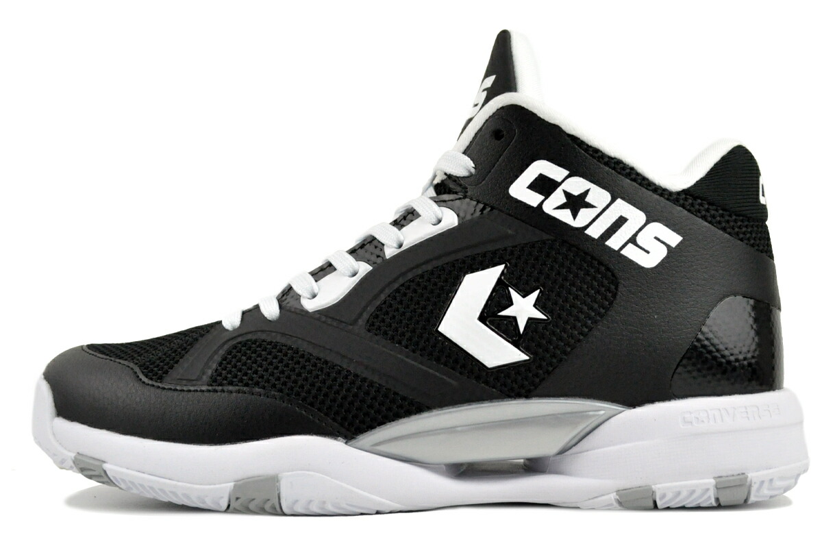 【楽天市場】CONVERSE ACCELERATOR MID BLACK 33500402 コンバース アクセレレーター ミッド ブラック ...