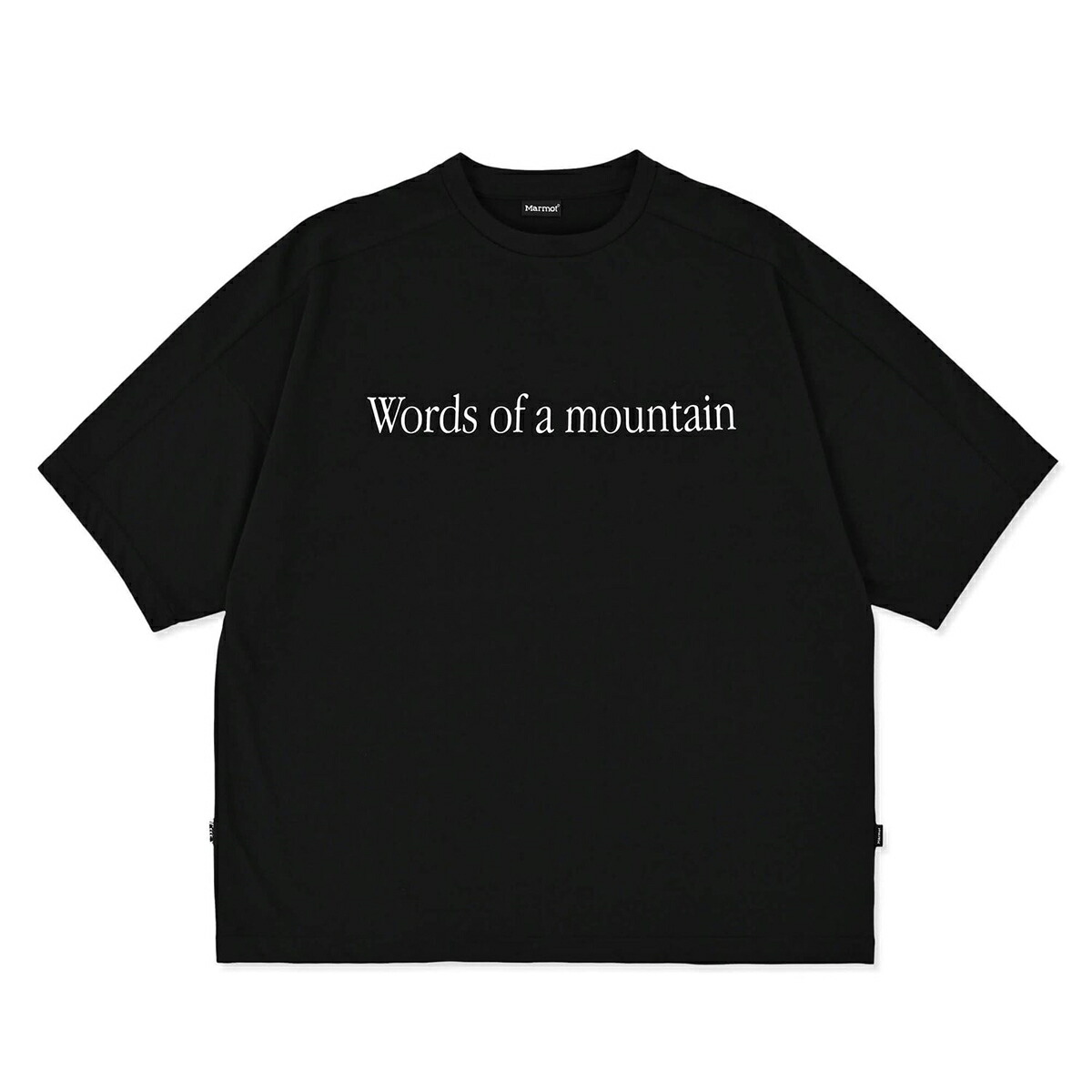 【楽天市場】Marmot MMWCCC Everywhere T-shirt Words of a mountain ...