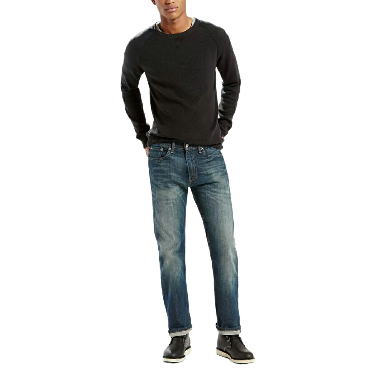 【楽天市場】LEVIS 505 REGULAR FIT STRETCH MEDIUM WASH 005051064 リーバイス 505 ...