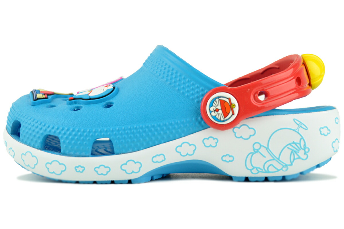 【楽天市場】[18日はご愛顧感謝デー＆ポイント5倍!!] crocs DORAEMON CLASSIC CLOG K 211692-90h ...