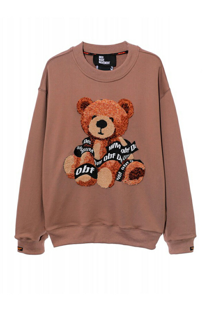 【楽天市場】{SOLD}MOD WAVE MOVEMENT モッドウェイブムーブメント TEDDY SWEATSHIRT{-BDA}：link bar