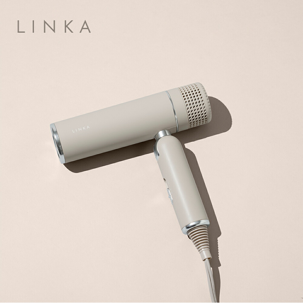 【楽天市場】軽量 コンパクト ドライヤー LINKA リンカ スマート ブロウ ヘアドライヤー 赤色LED 遠赤外線 マイナスイオン 大風量 速乾 時短 軽い 折りたたみ 小型 オシャレ ...