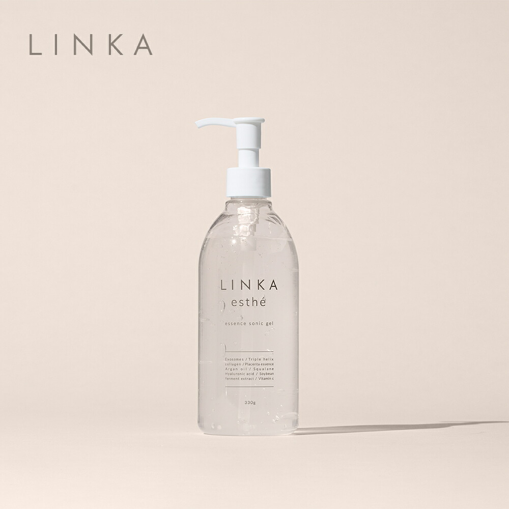 【楽天市場】【エクソソーム配合 美顔器用フェイシャルジェル 330g】 美顔器 ジェル LINKA esthé リンカ エステ 超音波 リフトアップ 超音波ジェル 拭取り不要 美顔器専用 ...