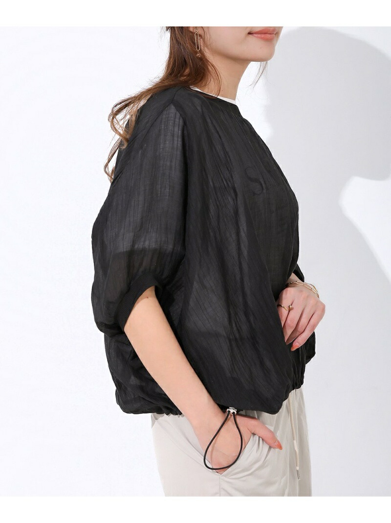 【楽天市場】【SALE／50%OFF】ギャザーリブシアートップス Bou Jeloud バブ / ブージュルード トップス シャツ・ブラウス ...