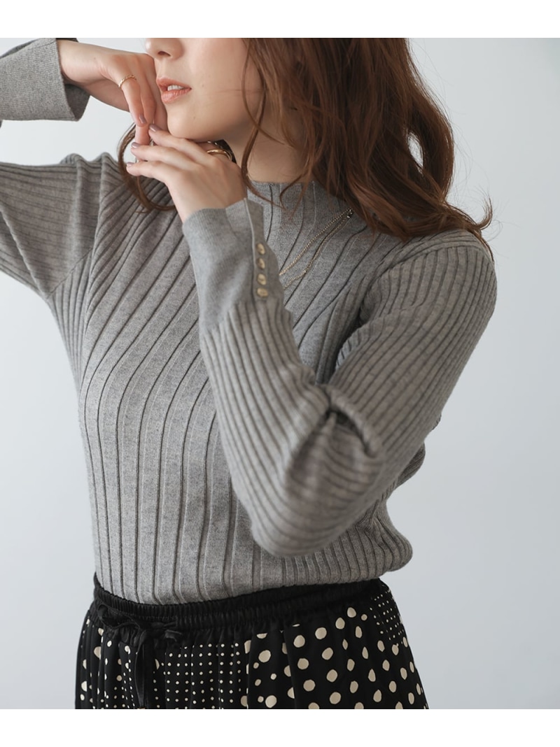 【楽天市場】【SALE／20%OFF】ヒートサイド異ピッチプルオーバー Bou Jeloud バブ / ブージュルード トップス ニット ...