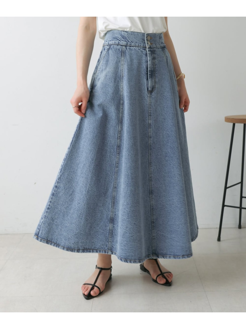 【楽天市場】12ozデニム8パネルスカート Bou Jeloud バブ / ブージュルード スカート ロング・マキシスカート ブルー ネイビー【送料無料】[Rakuten Fashion ...