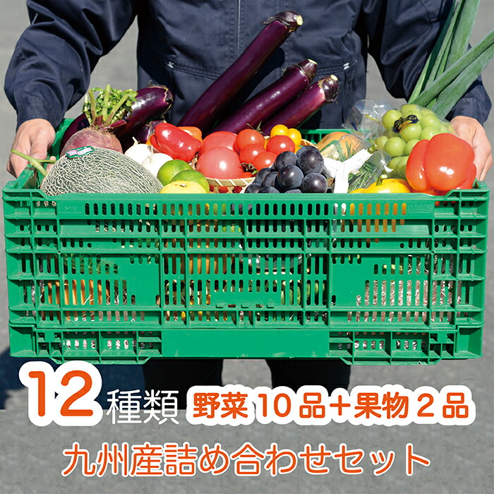 【楽天市場】九州産 野菜セット 野菜と果物詰合せ おまかせ詰合せセット 旬の野菜 季節の野菜 野菜 野菜10種 果物2種 果物 新鮮 旬 卸業 ...