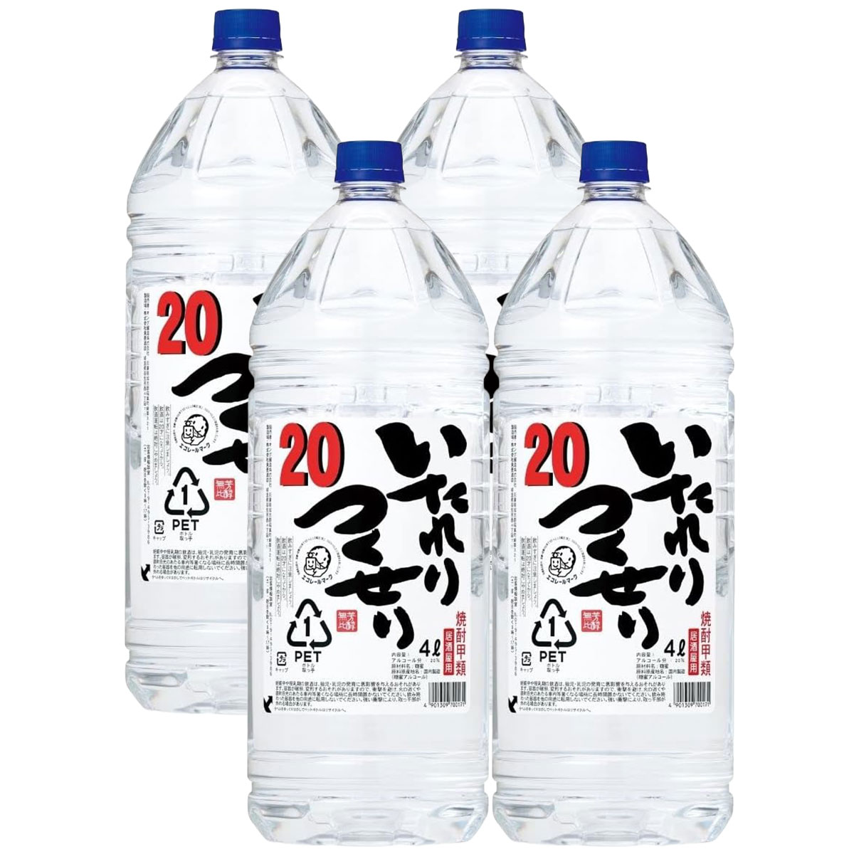 【楽天市場】【送料無料】キング醸造 いたれりつくせり 20度 4000ml 4L×4本【本州(一部地域を除く)は送料無料】：リカーBOSS 楽天市場店
