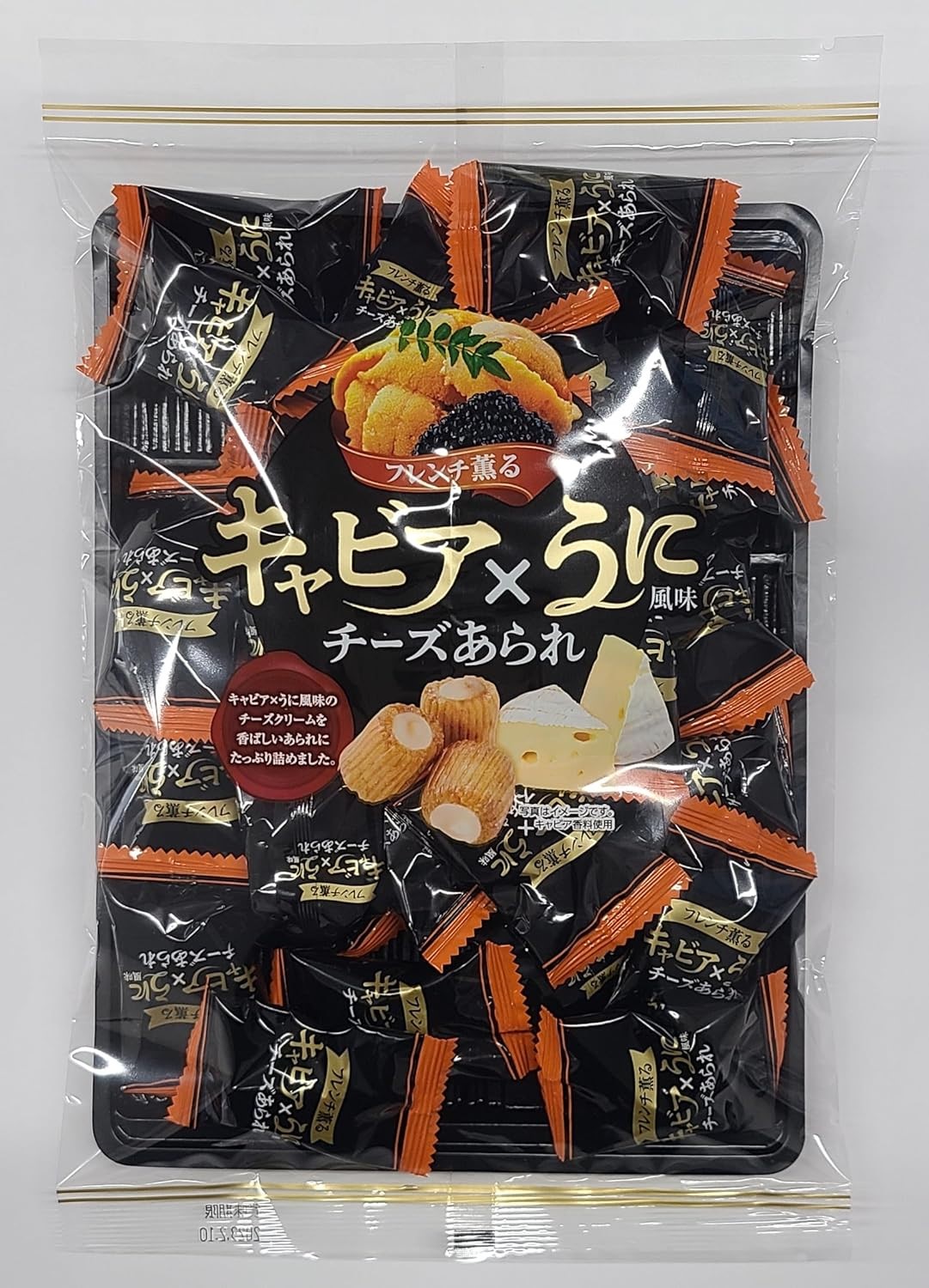 【楽天市場】【送料無料】きらら フレンチ薫る キャビア×うに風味チーズあられ 105g×1ケース/10袋お菓子 おせんべい おかき おやつ：リカーBOSS 楽天市場店
