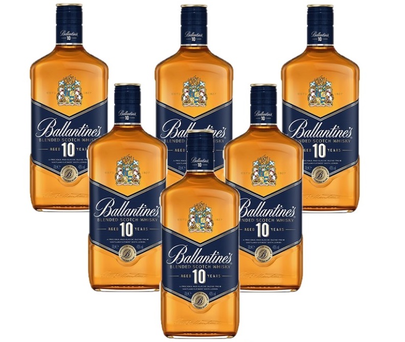 【楽天市場】10/4～10/9限定全品P3倍 【送料無料】バランタイン10年 40度 700ml×6本【北海道・東北・四国・九州・沖縄県は別途送料がかかります】：リカーBOSS 楽天市場店