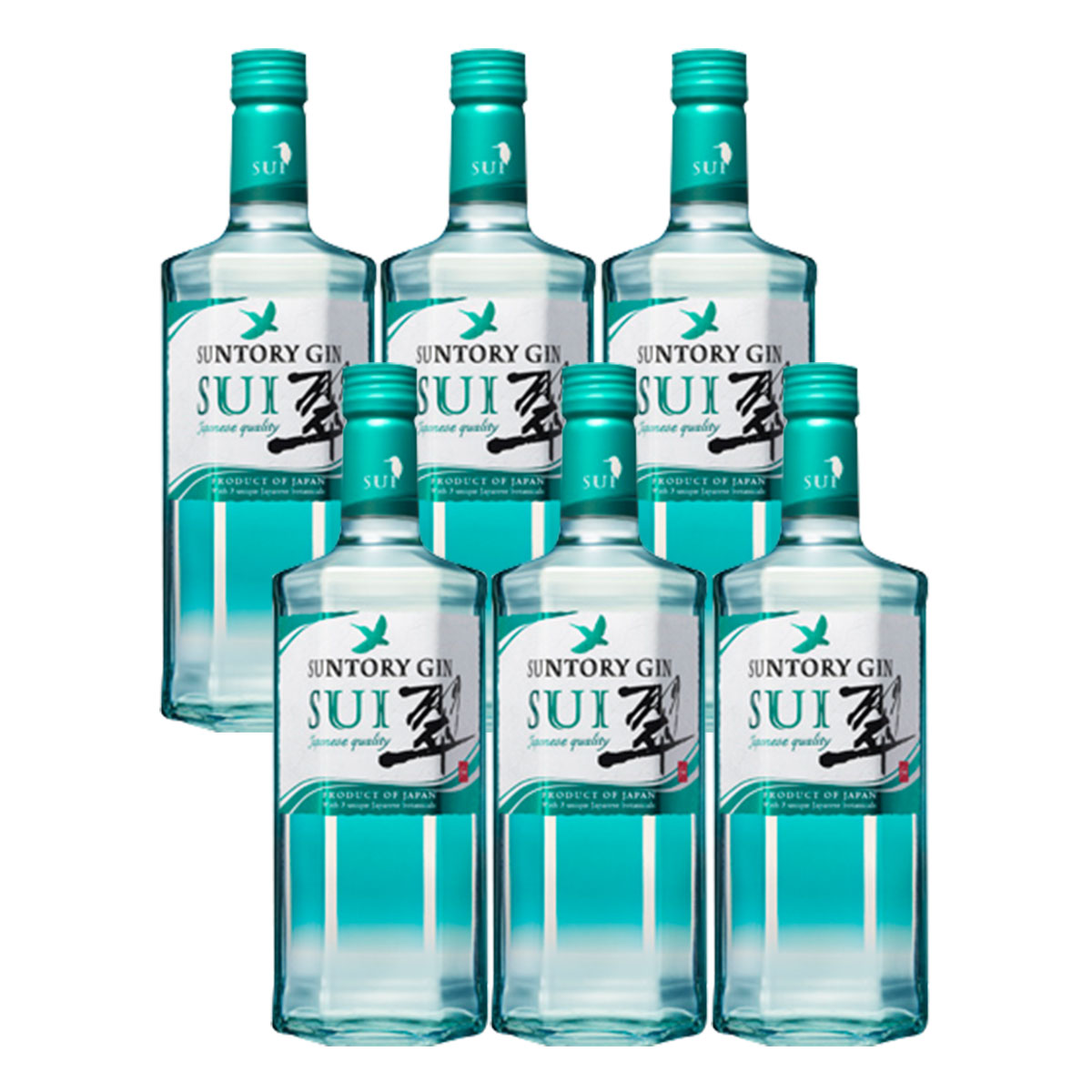【楽天市場】【最強配送】【送料無料】サントリー ジャパニーズジン 翠 SUI 40 700ml×6本 gin_SUIG【北海道・東北・四国・九州・沖縄県は必ず送料がかかります】：リカーBOSS ...