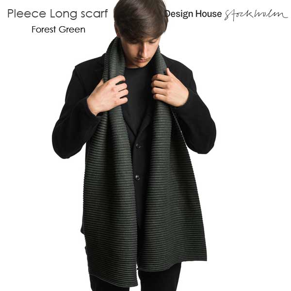 【楽天市場】Pleece long scarf プリース・ロングスカーフ マフラー フォレストグリーン DESIGN HOUSE ...