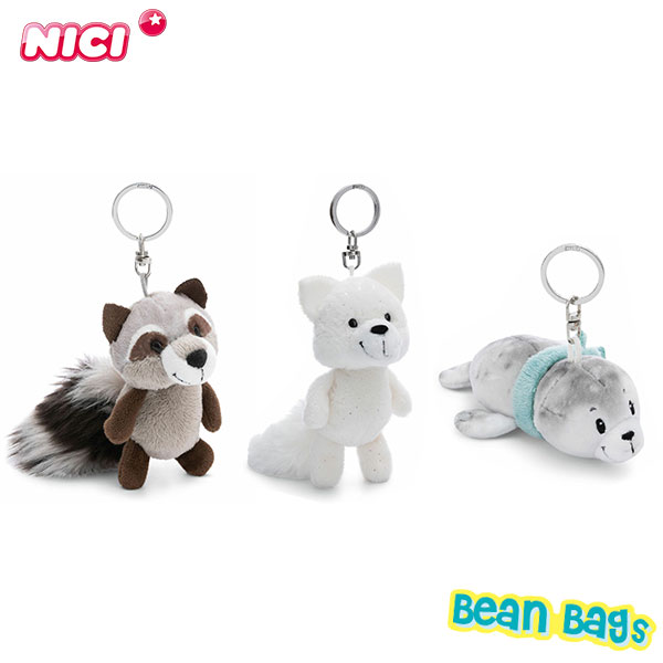 【楽天市場】ニキ NICI BB winter24 ラクーン レノ フォックス バニャ アザラシ ベンテ キーホルダー ぬいぐるみ キーリング バッグチャーム バッグアクセサリー 可愛い ...