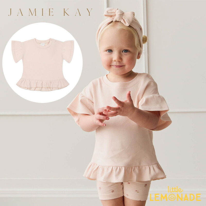 【楽天市場】【Jamie kay】 Pima Cotton Courtney Ruffle Top【1歳/2歳/3歳/4歳】 Dainty ...