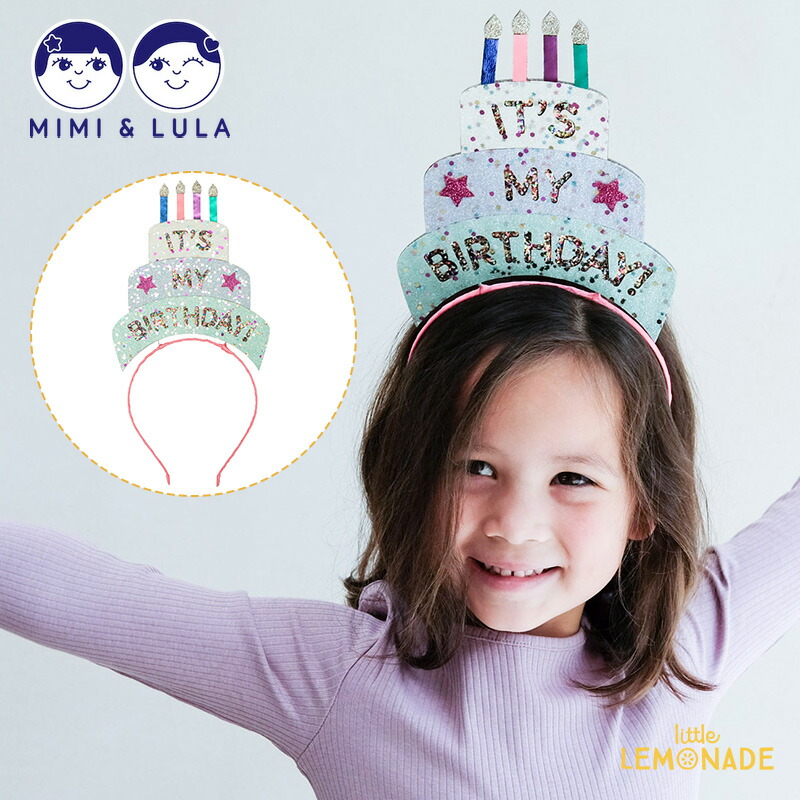 【楽天市場】【Mimi&Lula】 Birthday cake headdress バースデーケーキ カチューシャ ヘアアクセ ヘッドアクセ ...