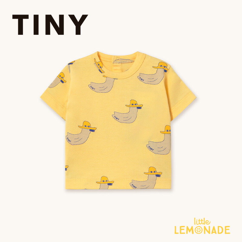 【楽天市場】【tinycottons】DUCKS BABY TEE 【9か月/12か月/18か月】 mellow yellow ベビー 半袖 Tシャツ トップス イエロー ダック アヒル ...