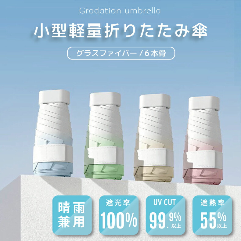 【楽天市場】折りたたみ傘 最小 mini ミニ 手のひら 晴雨兼用 丈夫 高強度グラスファイバー 折り畳み傘 UVカット 遮光 紫外線対策 風に強い 6本骨 頑丈 撥水 丈夫 大きめ ギフト ...