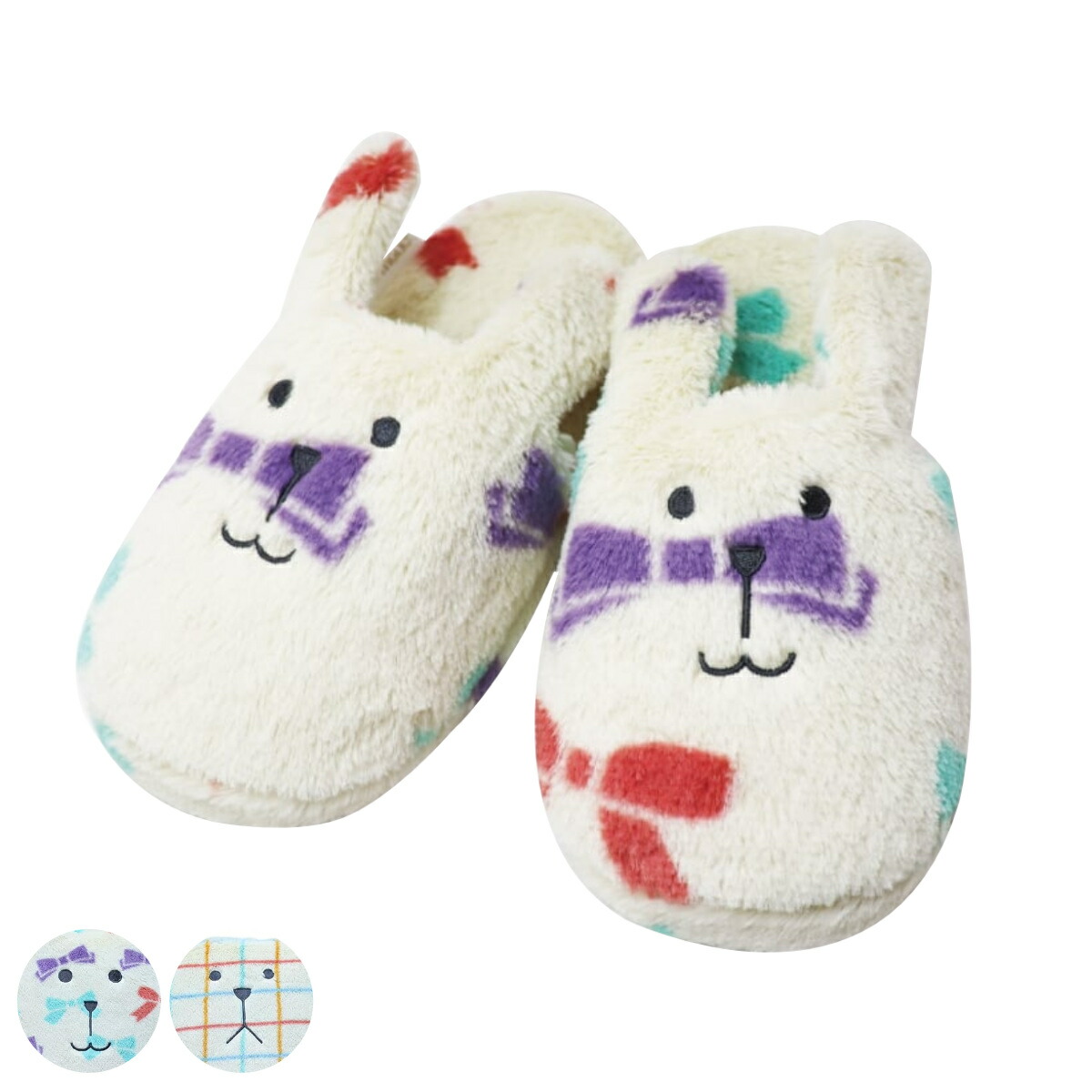 【楽天市場】CRAFTHOLIC スリッパ 24cm Ribbon CRAFT 手洗い可 （ ルームシューズ ルームスリッパ 室内 クラフトホリック レディース 洗える 柔らかい 室内履き ...