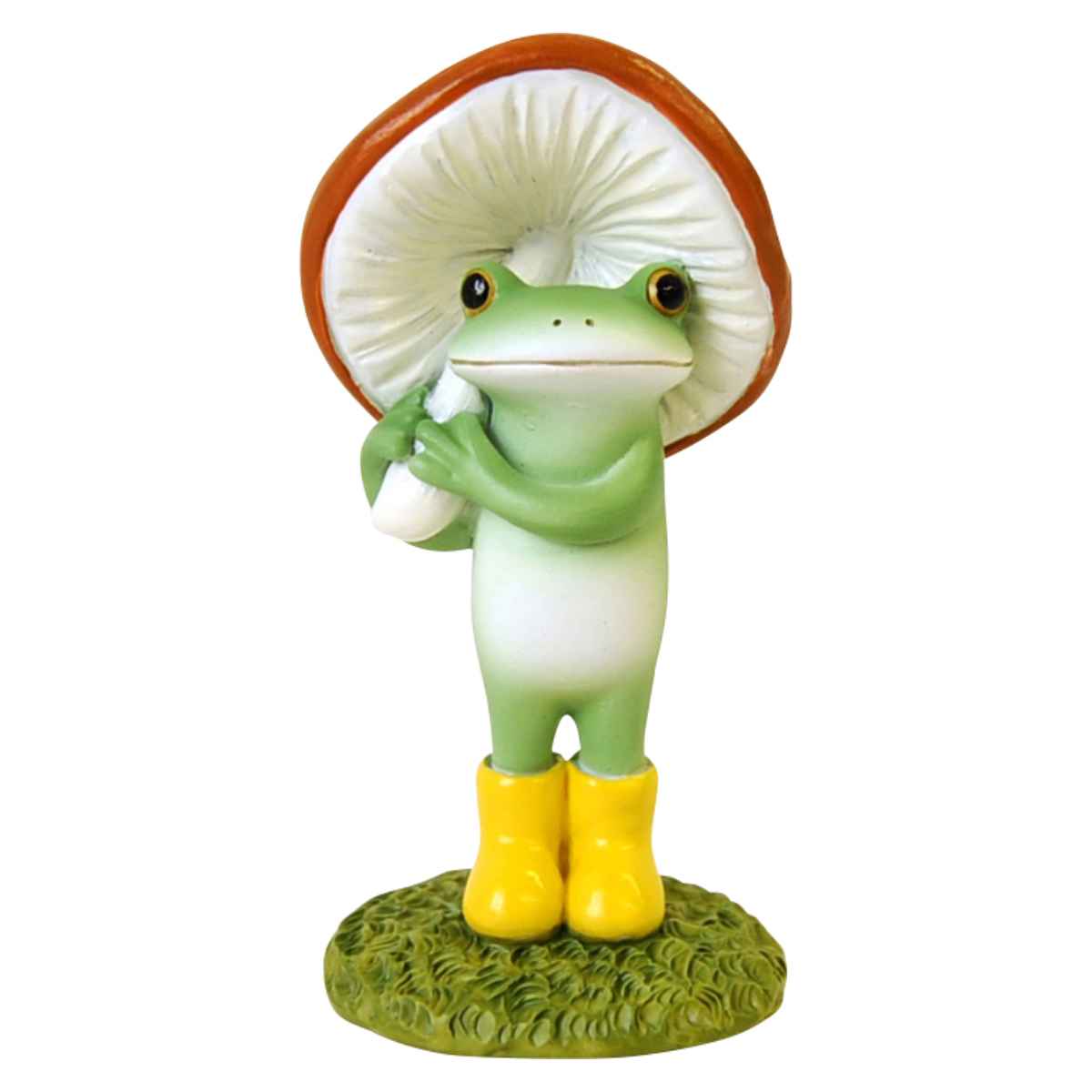 【楽天市場】コポー キノコ傘でお散歩 カエル 置物 （ Copeau 置き物 コポタロウ かえる 蛙 グッズ マスコット ミニチュア 雑貨 オーナメント インテリア 玄関 飾る かわいい ...