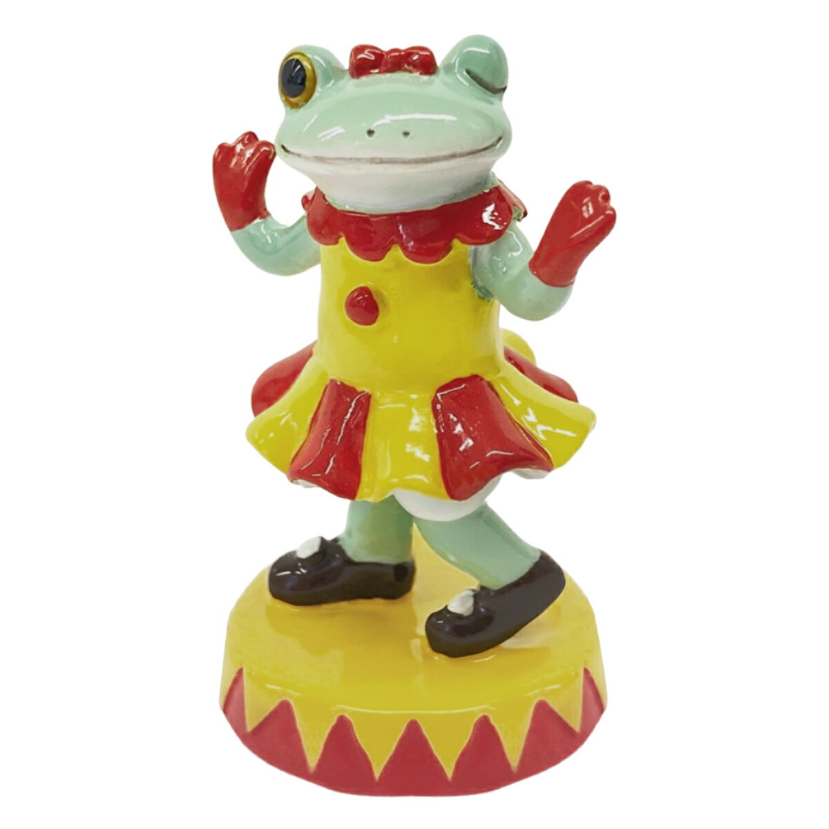 【楽天市場】コポー サーカス ダンサーコポミ カエル 置物 （ Copeau 置き物 コポミ かえる 蛙 グッズ マスコット ミニチュア 雑貨 オーナメント インテリア 玄関 飾る かわいい ...