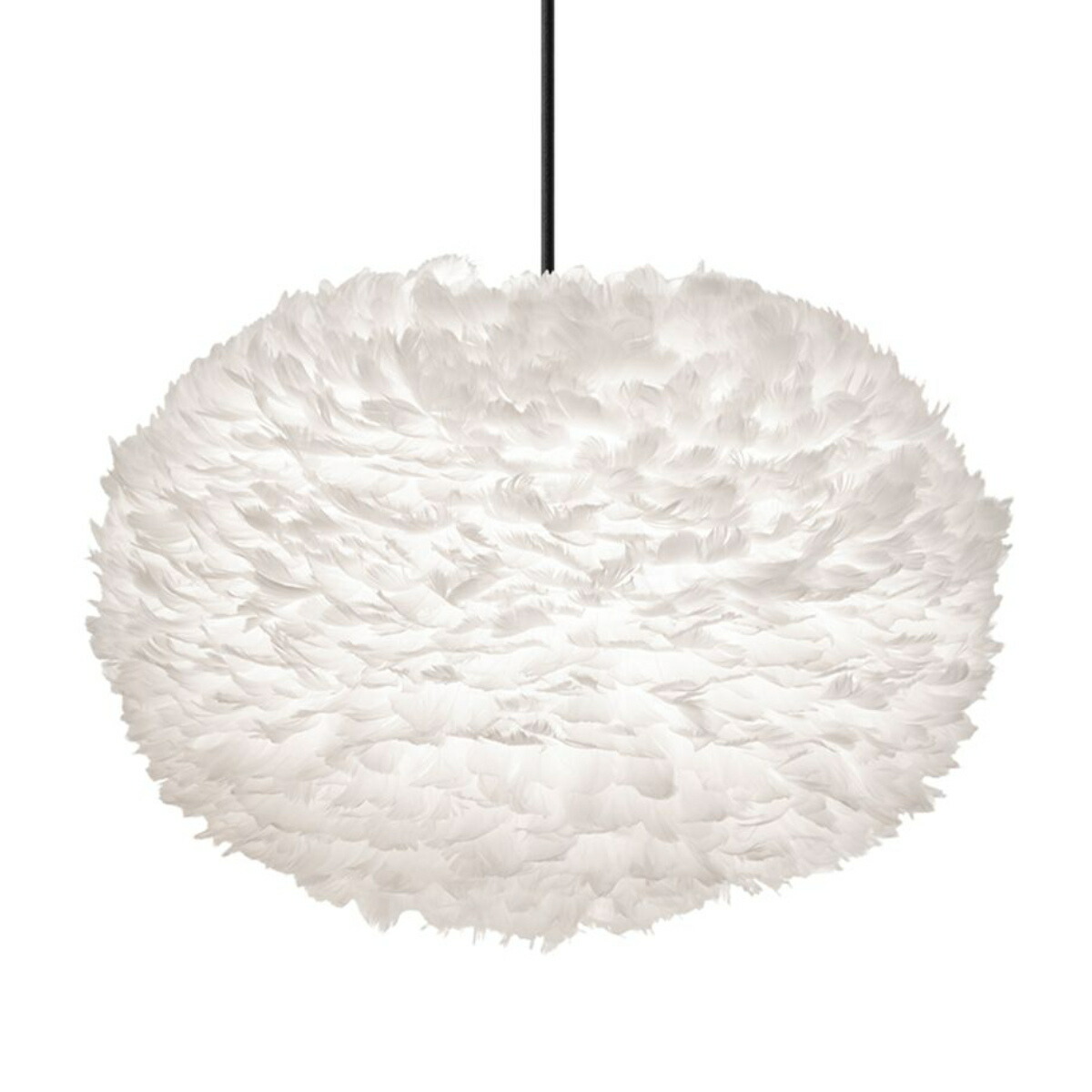 【楽天市場】ペンダントライト UMAGE Eos XL white 3灯 ブラックコード （ 送料無料 照明 ライト LED 専用 間接照明 ...