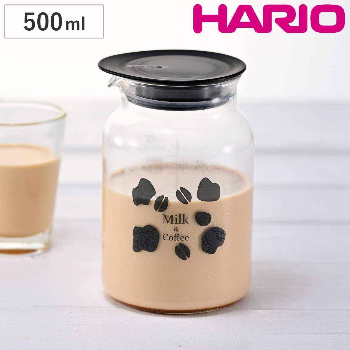 【楽天市場】ハリオ ミルク出しコーヒーポット 500ml 耐熱ガラス MDCP-500-B （ HARIO 食洗機対応 コーヒーポット コーヒー用品 ミルク出し コーヒー牛乳 コーヒーパック ...