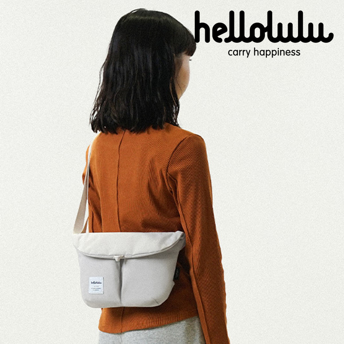 【楽天市場】【25年SS新色】ショルダーバッグ hellolulu ミニカセン MINI KASEN GENTLE GRAY （ ハロルル バッグ レディース メンズ ミニショルダー かばん ...