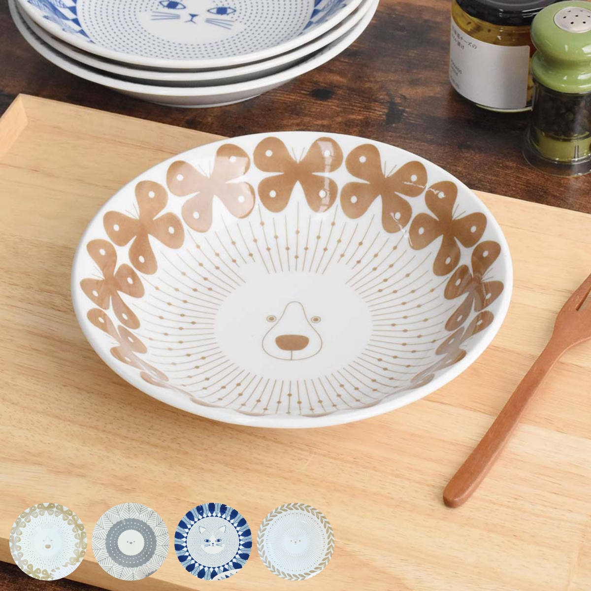 【楽天市場】ボウル sumica パスタボウル （ 20.3cm 陶磁器 日本製 電子レンジ対応 食洗機対応 深皿 カレー皿 パスタ皿 おしゃれ かわいい 北欧 北欧風 動物 アニマル パスタ ...