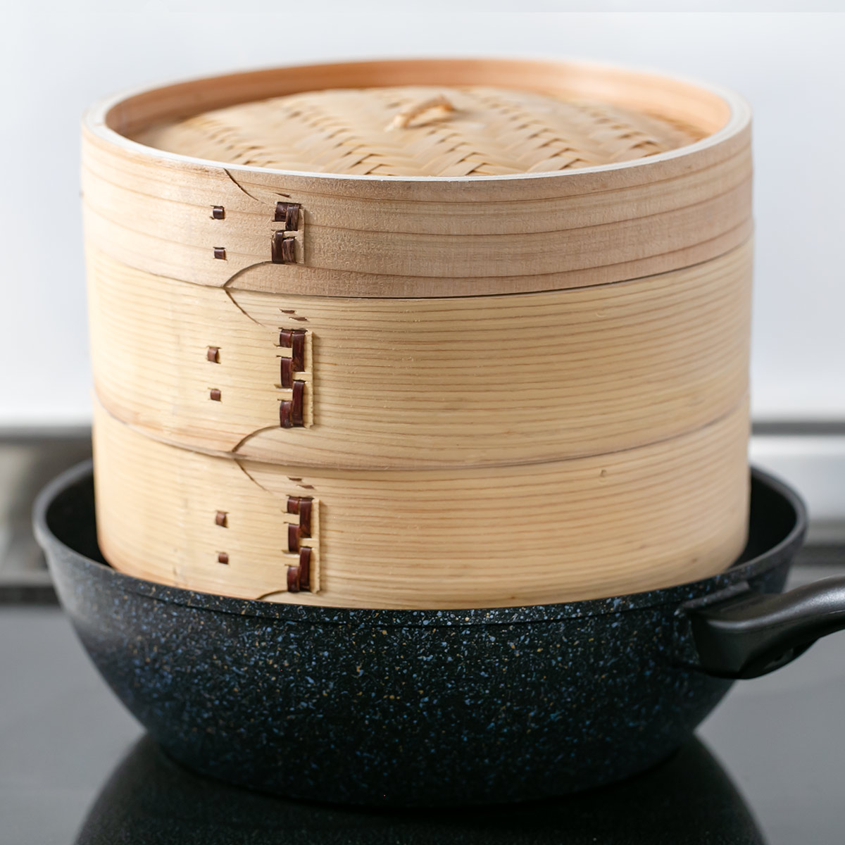 中華せいろ 21cm 蒸し器 竹 木 和の里 （ 蒸籠 セイロ 蒸篭 蒸し かご せいろ 21 センチ 天然木 天然竹 蒸篭せいろ 中華セイロ ...