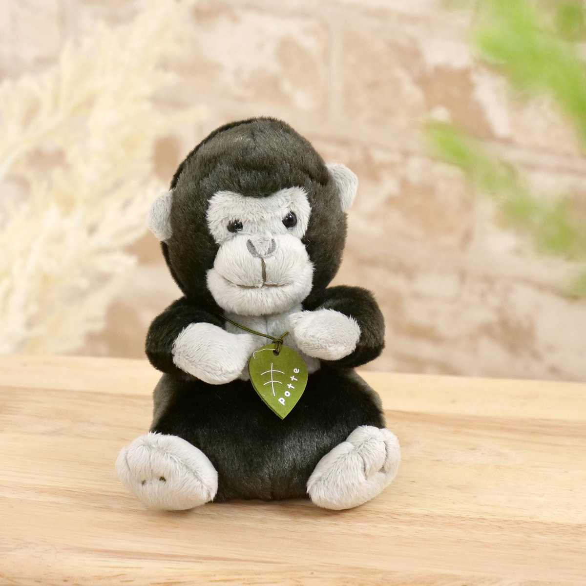 【楽天市場】ぬいぐるみ potte ゴリラ （ ヌイグルミ ごりら 動物 雑貨 インテリア アニマル グッズ ベビー 赤ちゃん プレゼント ...