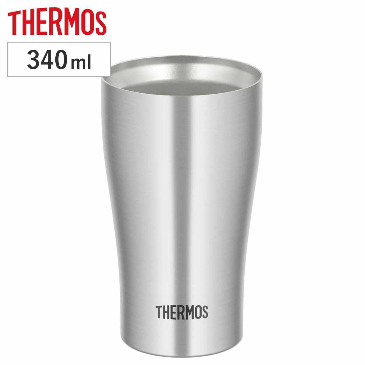 【楽天市場】サーモス タンブラー 340ml 真空断熱 ステンレス JDY-340 S （ THERMOS 食洗機対応 ステンレスタンブラー コップ カップ 保冷 保温 真空二重構造 コーヒー ...