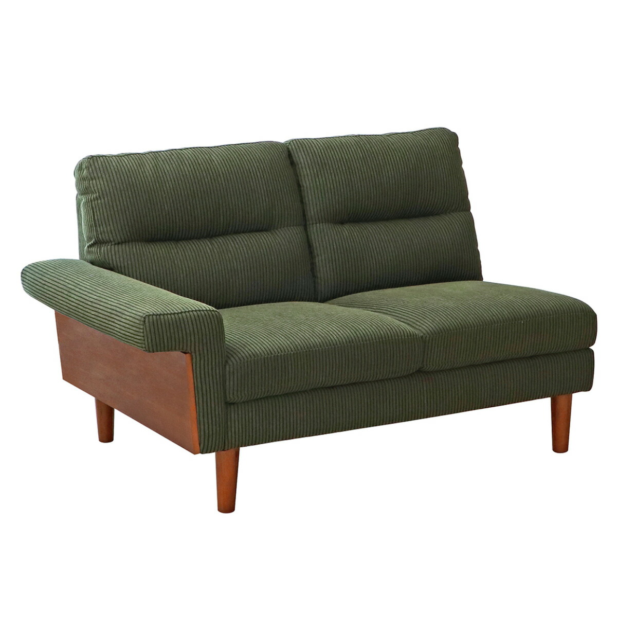 【楽天市場】ソファ 二人掛け 右アーム 幅130cm BAL コーデュロイ （ 送料無料 2人用 ソファー ファブリック 右 肘あり 単品 ...