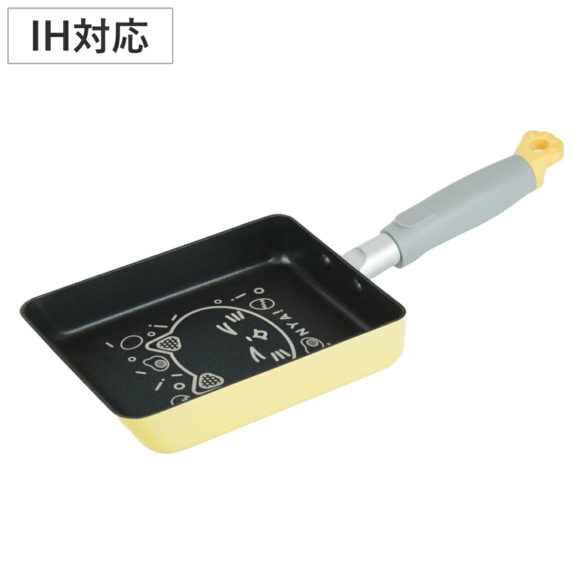 【楽天市場】玉子焼き器 13×18cm IH対応 にゃんこれ （ ガス火対応 卵焼き器 玉子焼きフライパン エッグパン PFOAフリー 軽い 卵焼き 玉子焼き フライパン 朝食 弁当 弁当作り ...