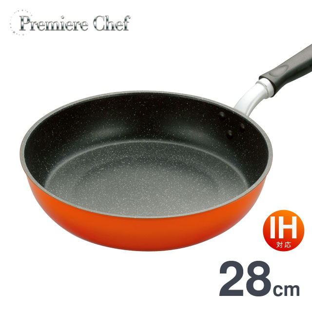 【楽天市場】フライパン 28cm ih IH対応(ガス火もOK) Premiere Chef プレミアシェフ PCF-28 オール熱源対応 IH IH対応：生活館Livinza