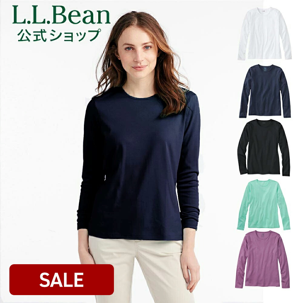 【楽天市場】【SALE】【公式】エルエルビーン ピマ コットン ティ 長袖 クルーネックシャツ Tシャツ カットソー ロンT ウィメンズ レディース アウトドア ブランド スーピマコットン ...