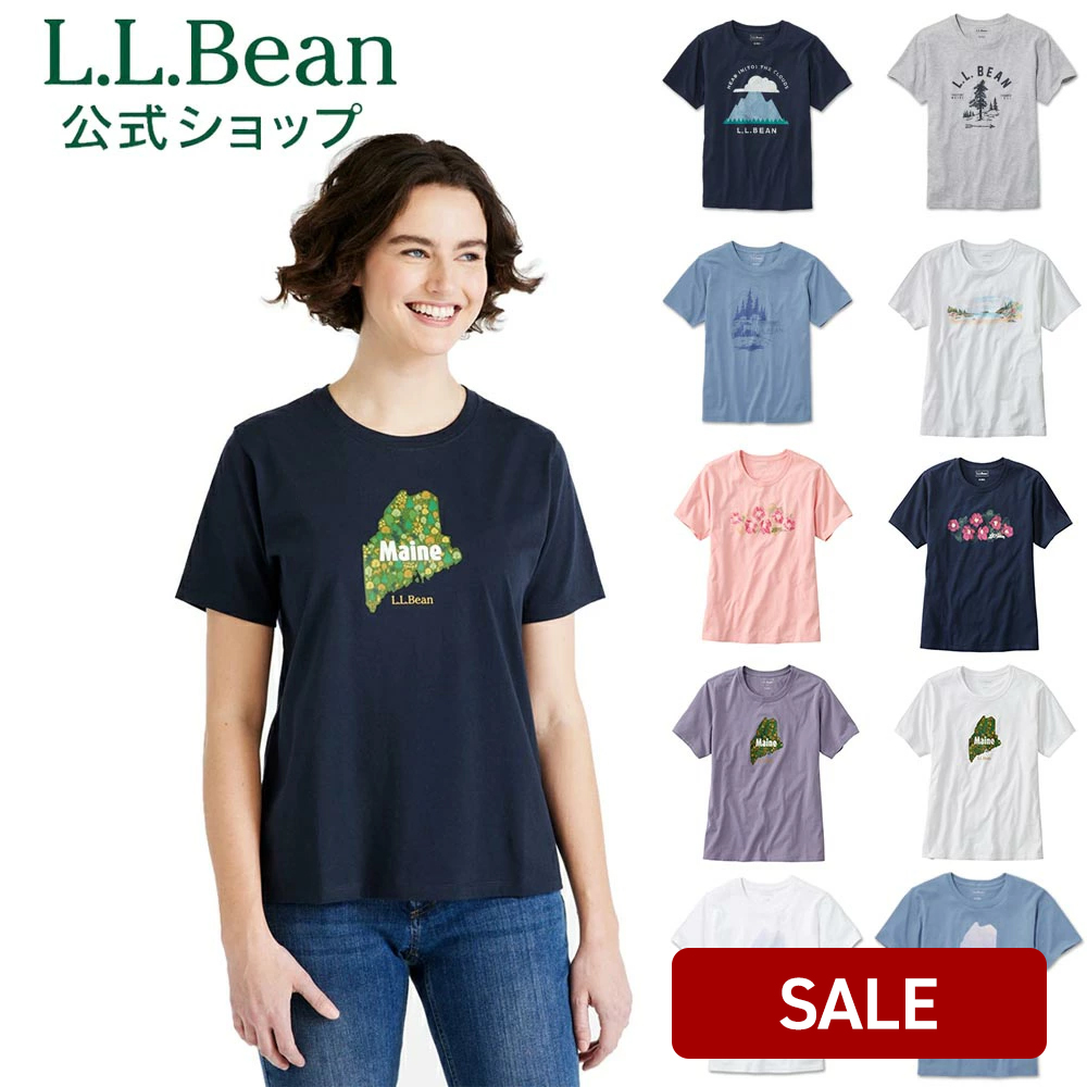 【楽天市場】【お買いものマラソンクーポン対象】【SALE10%OFF】【公式】エルエルビーン グラフィック コットン ティ グラフィック 2 Tシャツ ウィメンズ レディース アウトドア ...