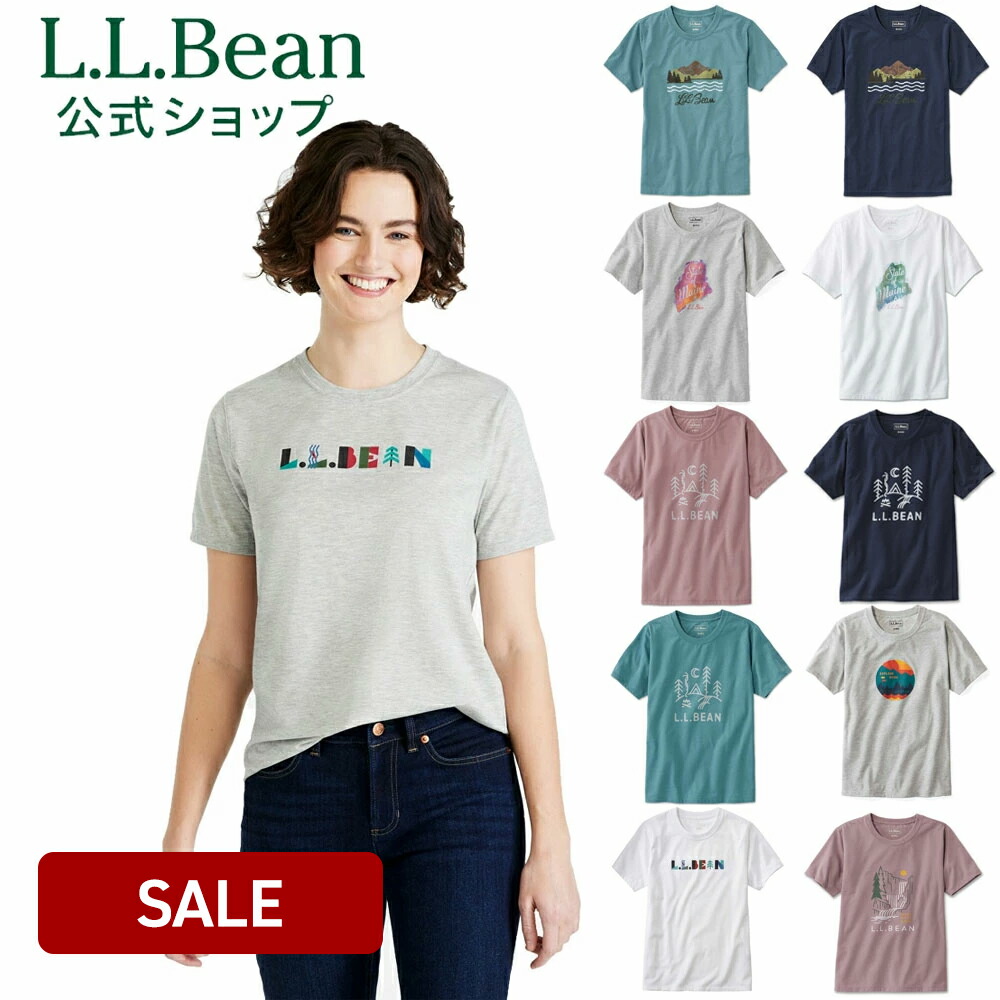 【楽天市場】【SALE10%OFF】【公式】エルエルビーン グラフィック アクティブ ティ | Tシャツ ウィメンズ レディース アウトドア ブランド 半袖 速乾 透湿 L.L.Bean ...